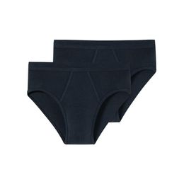 Schiesser Slip 2er Pack in Blau | Gr.: XXL