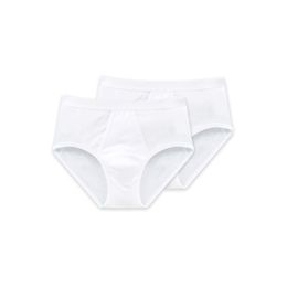 Schiesser Slip 2er-Pack Original Classics in Wei&szlig; | Gr.: 6