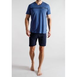 Tom Tailor Shorty Maine in blau-mittel-uni | Gr.: 48