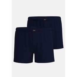 G&ouml;tzburg G&ouml;tzburg Boxershort 2Er Pack Wildlife in blau-dunkel-uni | Gr.: 5