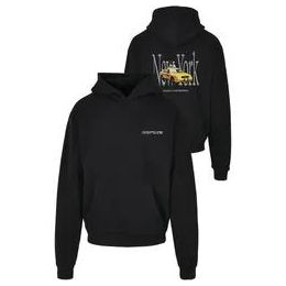 MT Upscale Kapuzensweatshirt "Upscale by Mister Tee Herren NY Taxi Hoodie", Herren, Gr. S, schwarz, 100% Baumwolle, UPSCALE BY MISTER TEE, unifarben, Sweatshirts