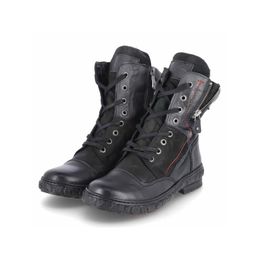 KRISBUT Schn&uuml;rstiefel in schwarz | Gr.: 41