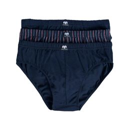 Ceceba Baumwolle, Single-Jersey Bio Slip 3er-Pack in dunkelblau | Gr.: 18