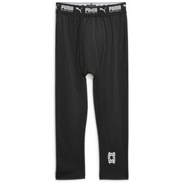 Puma Leggings "Hoops Team 3/4 Tight Baselayer" in Schwarz | Gr.: M