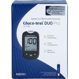Aristo Gluco Test Duo Pro Set Blutzuckermessger&auml;t mg/dl 1 St