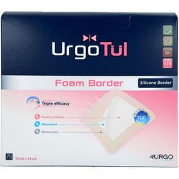 Avitamed Urgot&uuml;l Foam Border 10x10 cm Verband 10 St