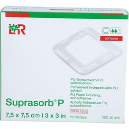 Suprasorb P PU-Schaumv.selbstklebend 7,5x7,5 cm 10 St