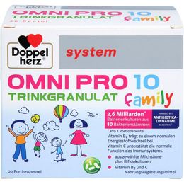 Queisser Doppelherz Omni Pro 10 family system Trinkgranulat 20 St