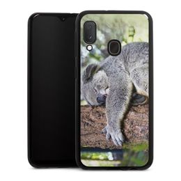 DeinDesign Galaxy A20e Handy Silikon H&uuml;lle Case schwarz Handyh&uuml;lle Australia Koala Bear Tree