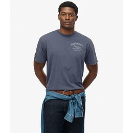 Superdry Herren Trade Tools OverGr&ouml;&szlig;e T-shirt Blue - Gr&ouml;&szlig;e: L 1040405503237CM9003