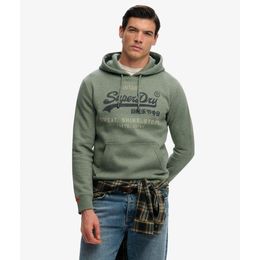 Superdry Herren L&auml;ssiges Vintage Logo Heritage Hoodie Green - Gr&ouml;&szlig;e: Xxl 10406065018629DN005