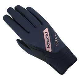 Roeckl Reithandschuhe Waregem schwarz/orange 10.0