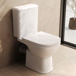 Artiviana Allegro Stand-WC mit AquaSpin, T04TP011BIWH+T04TP011BIWHF+T04TP011BIWHS,