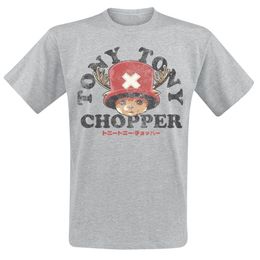 One Piece One Piece - Chopper Face T-Shirt grau in S UKAT-02-SM.NFLIX10271