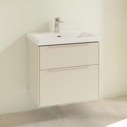 Villeroy & Boch Villeroy & Boch Subway 3.0 Schrank mit Waschtisch, 2 Ausz&uuml;ge, 4A7065R1+C57602VN,