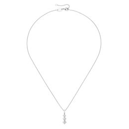 Kette mit Anh&auml;nger Smart Jewel "Kette Anh&auml;nger mit Zirkonia, Silber 925", silber, Halsketten, Damen, Silber 925 (Sterlingsilber), Kette mit Anh&auml;nger