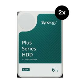 Synology 2 Plus 3.5" SATA HDD Festplatten 2x 6TB