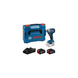 Bosch Akku-Drehschlagschrauber GDS 18V-350, 2 x Akku GBA 18V 4.0Ah in L-BOXX (06019M5022)