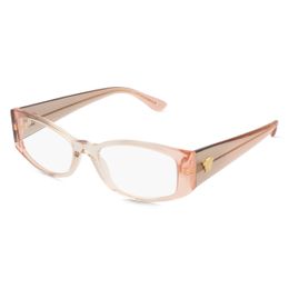 Versace 0VE3343 Brille Damen | Fassung: Vollrand, Quadratisch, Orange Beige