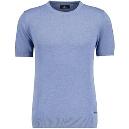 Ragman Herren Rundhalspullovermittelblau, 726, Gr. M, 100% Baumwolle, Pullover