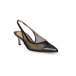 Lauren by Ralph Lauren Lauren Ralph Lauren Slingback Pumps 'LOLAH' female Black size 5.5