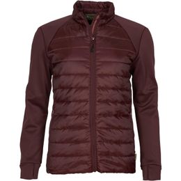 Pinewood Damen Powerfleece-Jacke Finnveden Earh Plum (Gr&ouml;&szlig;e: S)