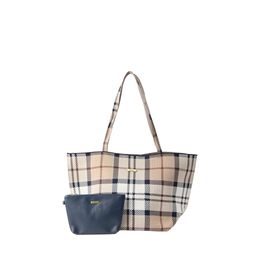 Barbour Shopper 'Layla' Damen Gr&ouml;&szlig;e One Size creme / ecru / navy / schoko