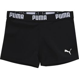 Puma Sportbadehose Jungen Gr&ouml;&szlig;e 116 schwarz / wei&szlig;