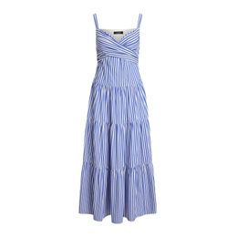 Lauren Ralph Lauren Kleid Damen Gr&ouml;&szlig;e 42 blau / wei&szlig; Sommerkleid