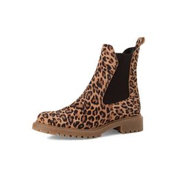 Tamaris Chelsea Boots Damen Gr&ouml;&szlig;e 37 braun / mokka / schwarz