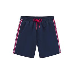 s.Oliver Badeshorts Herren Gr&ouml;&szlig;e M marine / rot / wei&szlig;