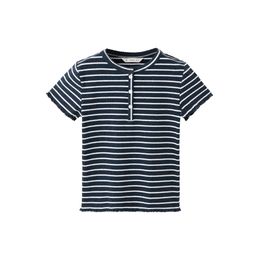 Mango Kids T-Shirt 'QUEEN' M&auml;dchen Gr&ouml;&szlig;e 152 navy / wei&szlig;