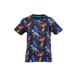 Blue Seven T-Shirt Jungen Gr&ouml;&szlig;e 116 ultramarinblau / gelb / grau / orange