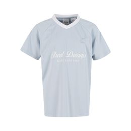 Karl Kani T-Shirt 'OG Shadow' M&auml;dchen Gr&ouml;&szlig;e 146 hellblau / wei&szlig;