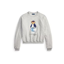 Polo Ralph Lauren Sweatshirt 'ISLAND' Damen Gr&ouml;&szlig;e M blau / rauchgrau / wei&szlig;