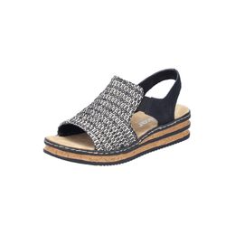 Rieker Sandals female size 40 Black / Off white
