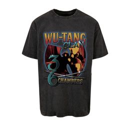 Mt Upscale T-Shirt 'Wu Tang 36 Chambers Acid Was' Damen Gr&ouml;&szlig;e 5XL petrol / orange / rot / schwarz