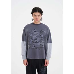 Ed Hardy Sweatshirt Herren Gr&ouml;&szlig;e S taubenblau
