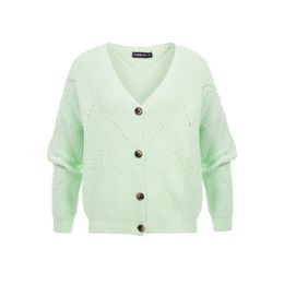 Cloud5ive Strickjacke Damen Gr&ouml;&szlig;e XXL mint