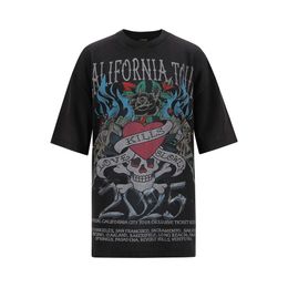 Ed Hardy T-Shirt 'California Love Kills' Damen Gr&ouml;&szlig;e M/L schwarz