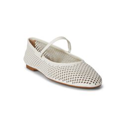 Lauren by Ralph Lauren Lauren Ralph Lauren Ballet Flats with Strap 'JAYNA' female size 38.5 White