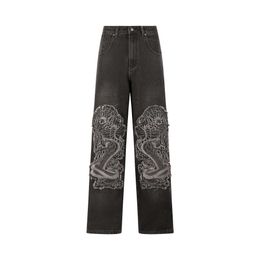 Ed Hardy Jeans Herren Gr&ouml;&szlig;e 35/36 grau / schwarz