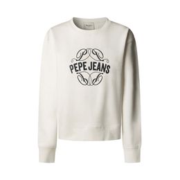 Pepe Jeans Sweatshirt 'MAAT' female size XL Black / White