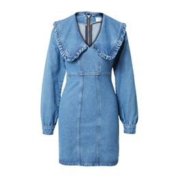Daahls By Emma Roberts Exclusively For About You Kleid 'Vicky' Damen Gr&ouml;&szlig;e 42 blue denim Winterkleid