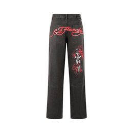 Ed Hardy Jeans 'Sword And Dagger' Herren Gr&ouml;&szlig;e 32 schwarz