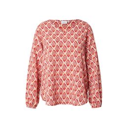 Only Carmakoma Bluse 'CARVica' Damen Gr&ouml;&szlig;e XXXL beige / lila / rot