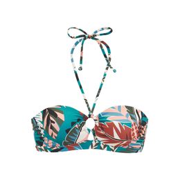 Buffalo Bikinitop Damen Gr&ouml;&szlig;e 75 aqua / rosa / burgunder / schwarz