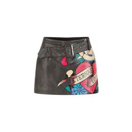 Ed Hardy Rock 'Ewige Liebe' Damen Gr&ouml;&szlig;e 36 azur / cyanblau / melone / schwarz