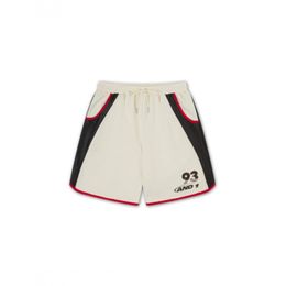 AND1 Shorts Herren Gr&ouml;&szlig;e 38 ecru / knallrot / schwarz