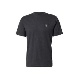 Volcom T-Shirt 'CIRCLE BLANKS' Herren Gr&ouml;&szlig;e XXL schwarzmeliert / wei&szlig;